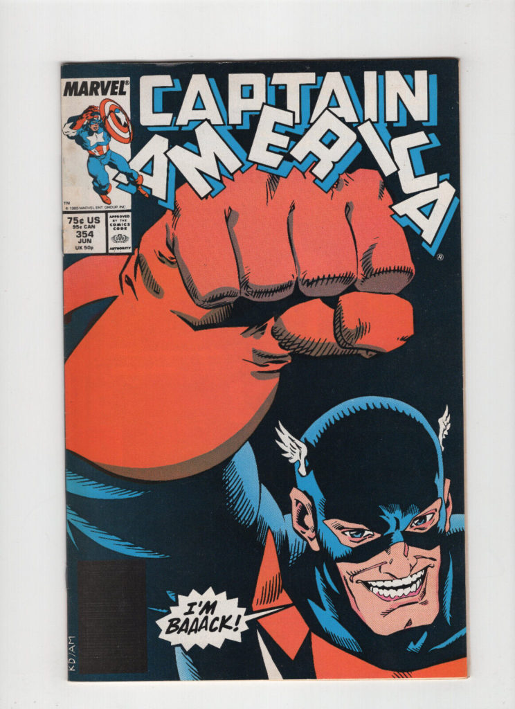 Captain America 354 Comic Book - Cool Vintage Comics